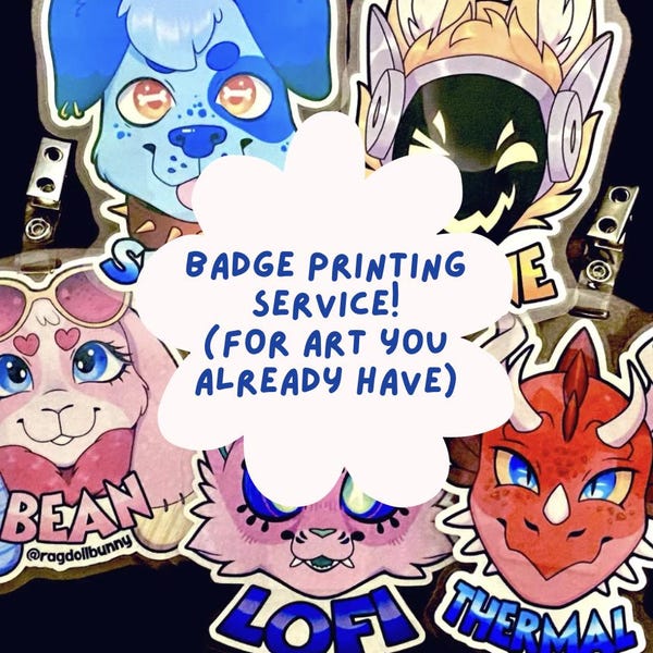 Furry Convention Stickers - Etsy
