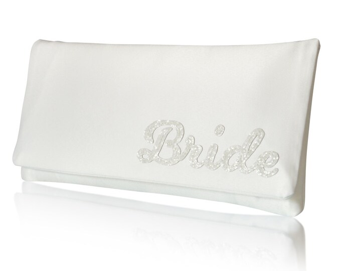 BRIDE Wedding Day Bridal Clutch Purse - Etsy