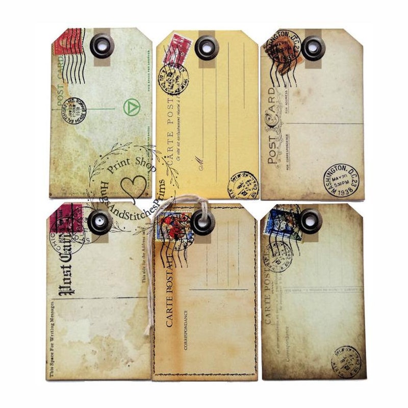 Scrapbooking Tags - Etsy