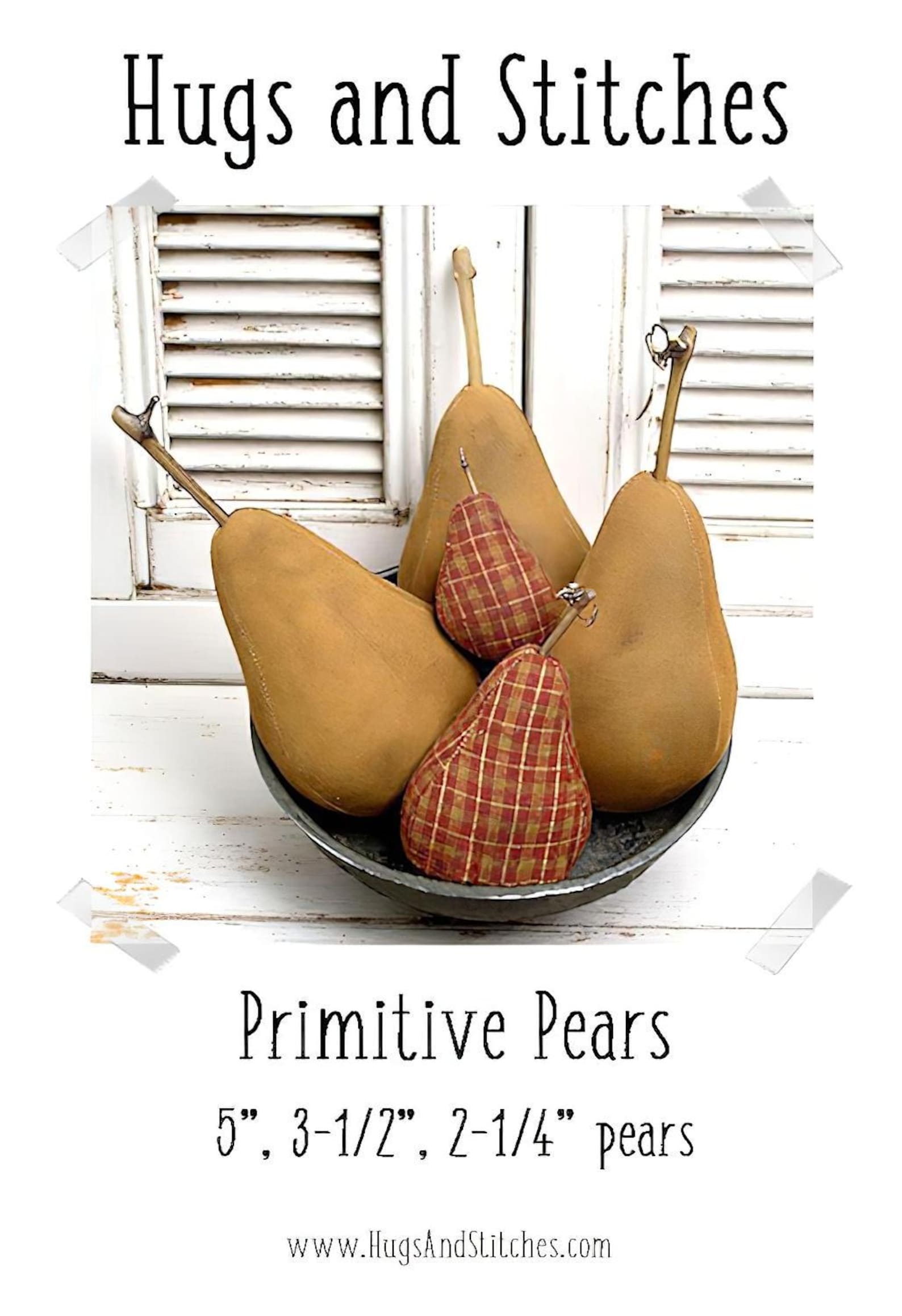Primitive Pear E-pattern #119 - Etsy