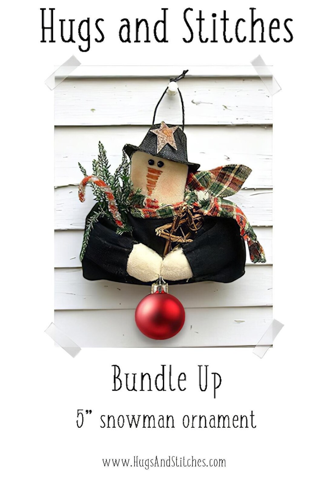 Bundle up Snowman Ornament E-pattern #105 - Etsy