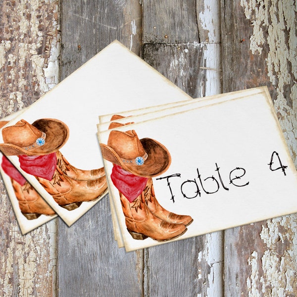 Large Western Cards - Etsy