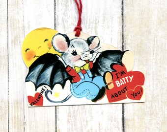 Bat Valentine - Etsy