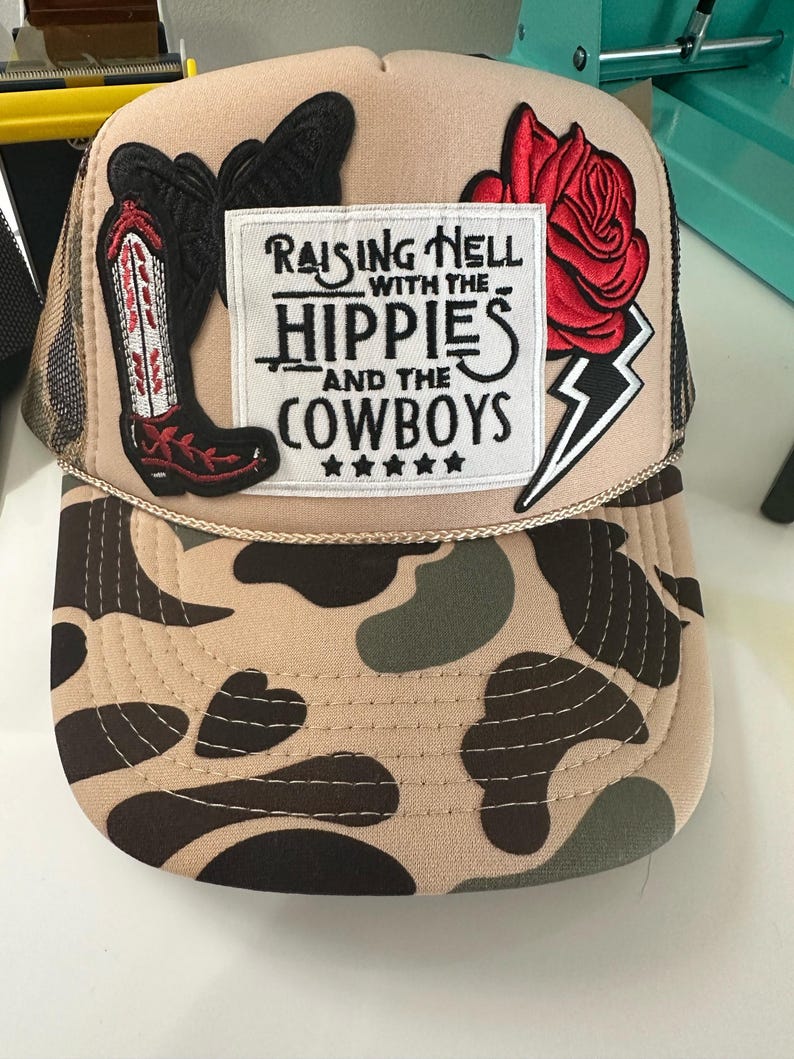 Cowboys and Hippy Hat - Etsy