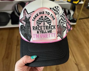 Racing Trucker Hat - Etsy