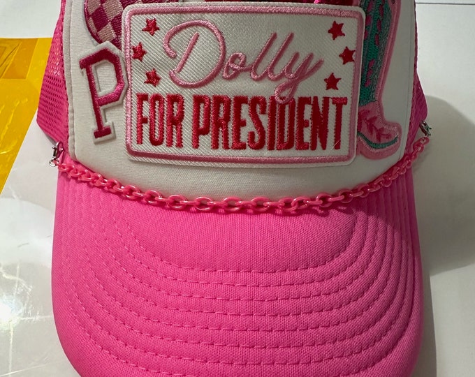BEST SELLER! Dolly Trucker Hat Embroidered Patches Hat - Etsy