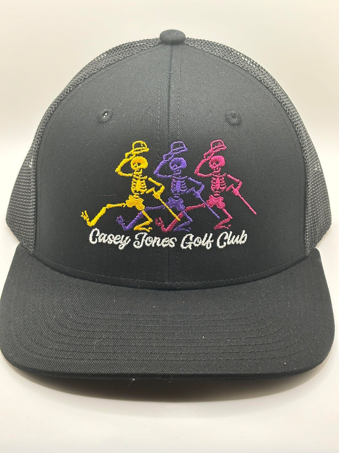 Dancing Skeleton Trucker Golf Hat - Etsy