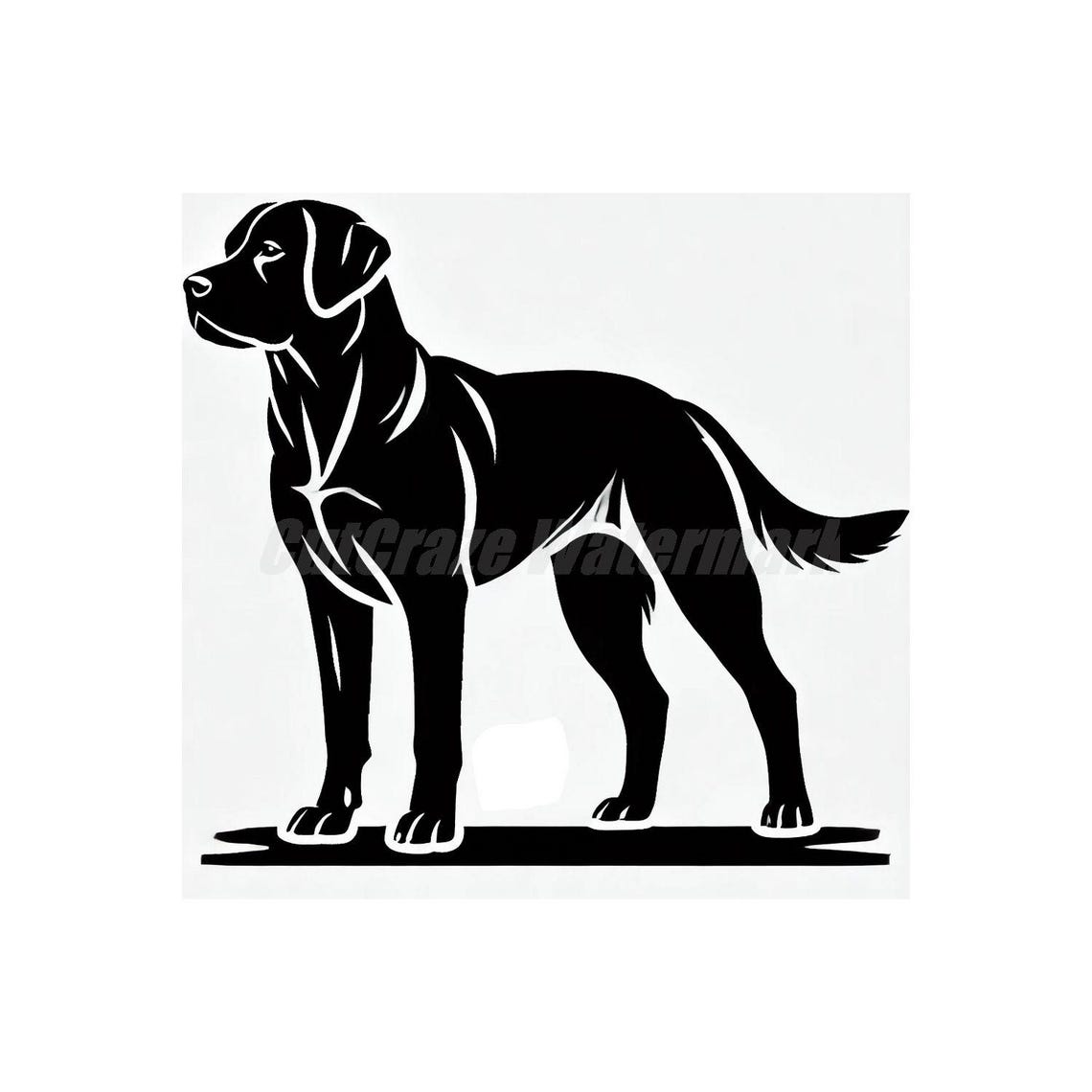 Labrador Retriever Lab Dog Svg Dxf and Png Files - Instant Digital ...