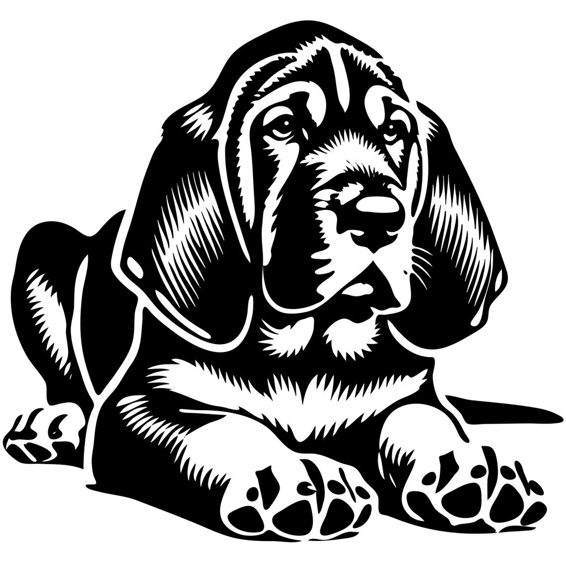 Bloodhound Svg and Png Files Instant Digital Downloads - Etsy