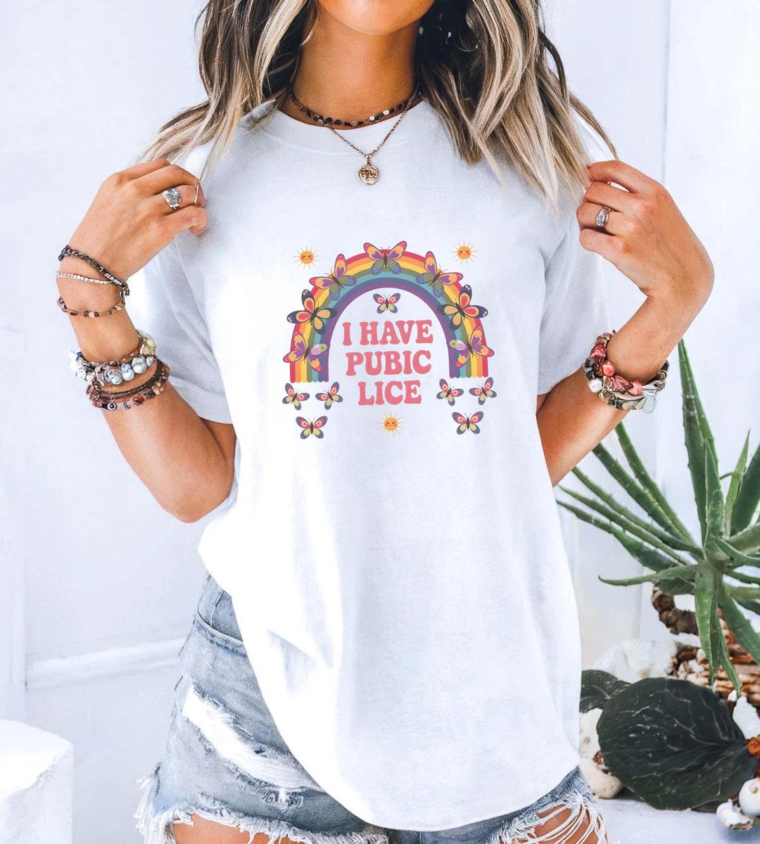 Comfort Colors I Have Pubic Lice Shirt, Meme Shirt, Ironic Shirt, Funny ...
