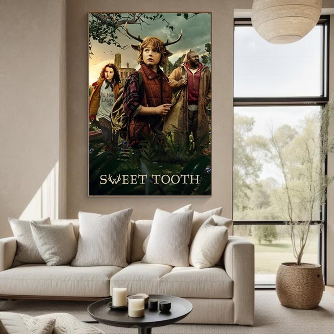 Sweet Tooth Movie Poster Canvas, Midcentury Modern,minimalist Movie ...