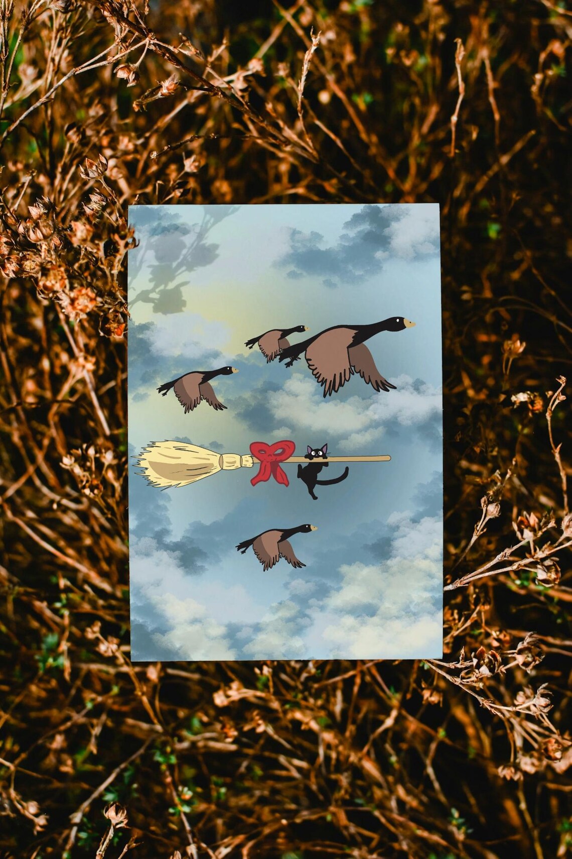 Jiji Kiki's Delivery Service Illustration Poster - Etsy