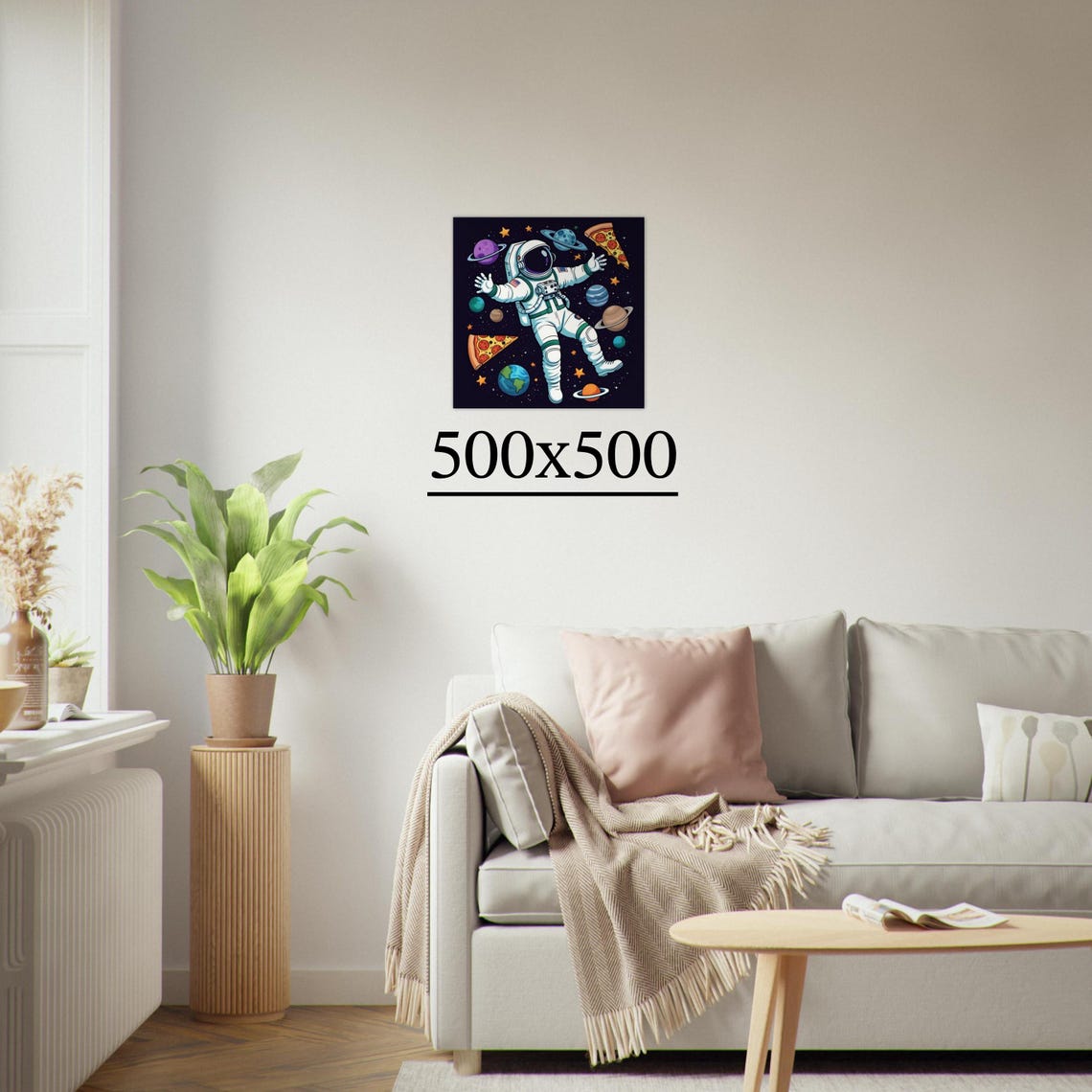 Astronaut Poster/art. Space, Pizza Poster, Poster, Art, Space, Kids ...