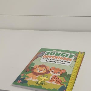 Jungle Adventures Kids Activity and Coloring Book Learn About Animals A ...