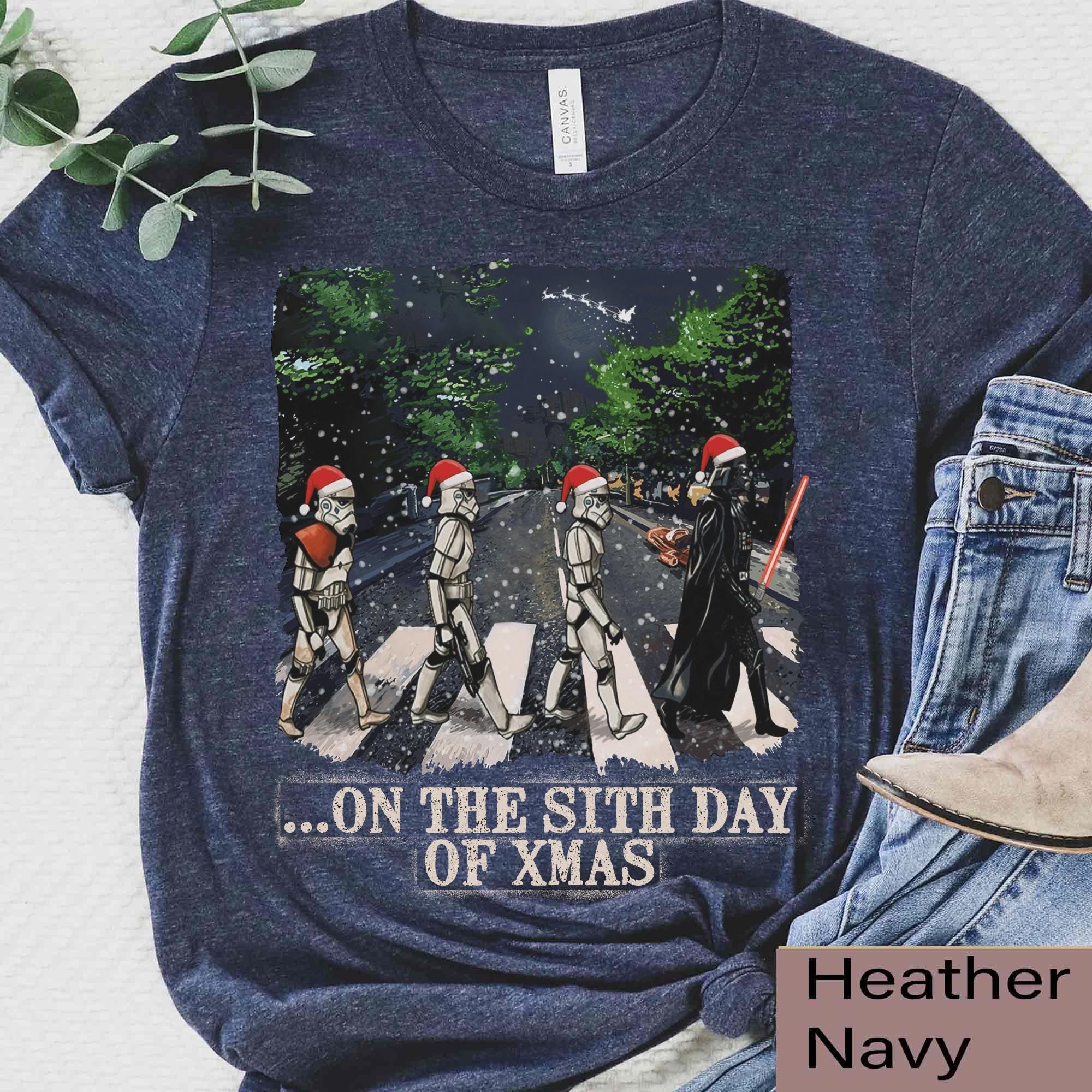 Retro Disney Darth Vader Stormtrooper on the Sith Day of Xmas Shirt ...