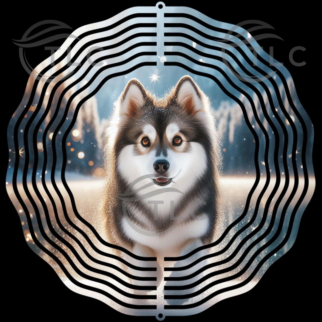 ALASKAN KLEE KAI Wind Spinner With Prism | 10" Metal Double Sided ...