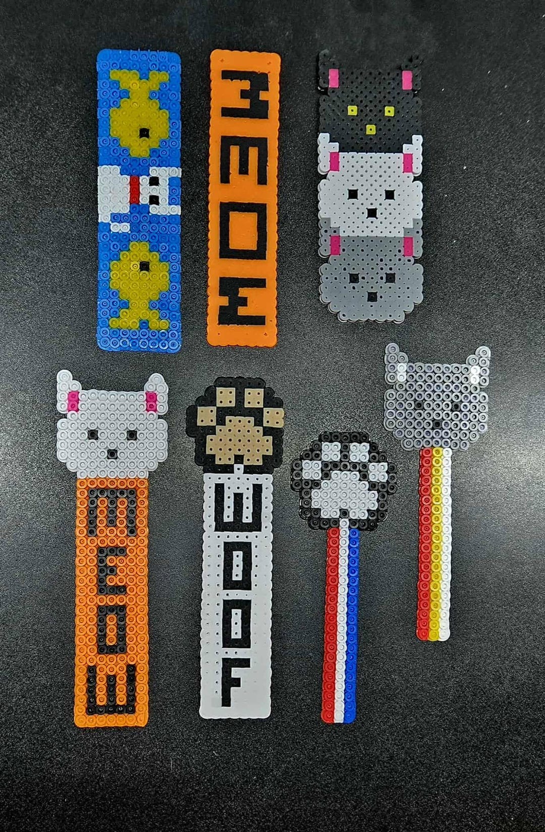 CHOOSE PET BOOKMARK Perler Beads Bookworm Bookish Book Lover Gift ...