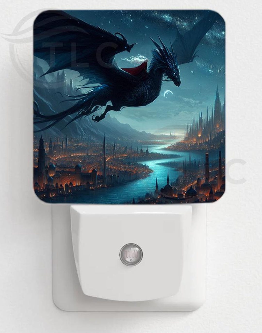 THRONE of GLASS Tog Inspired Plug in Night Light, Bedroom Decor, LED ...