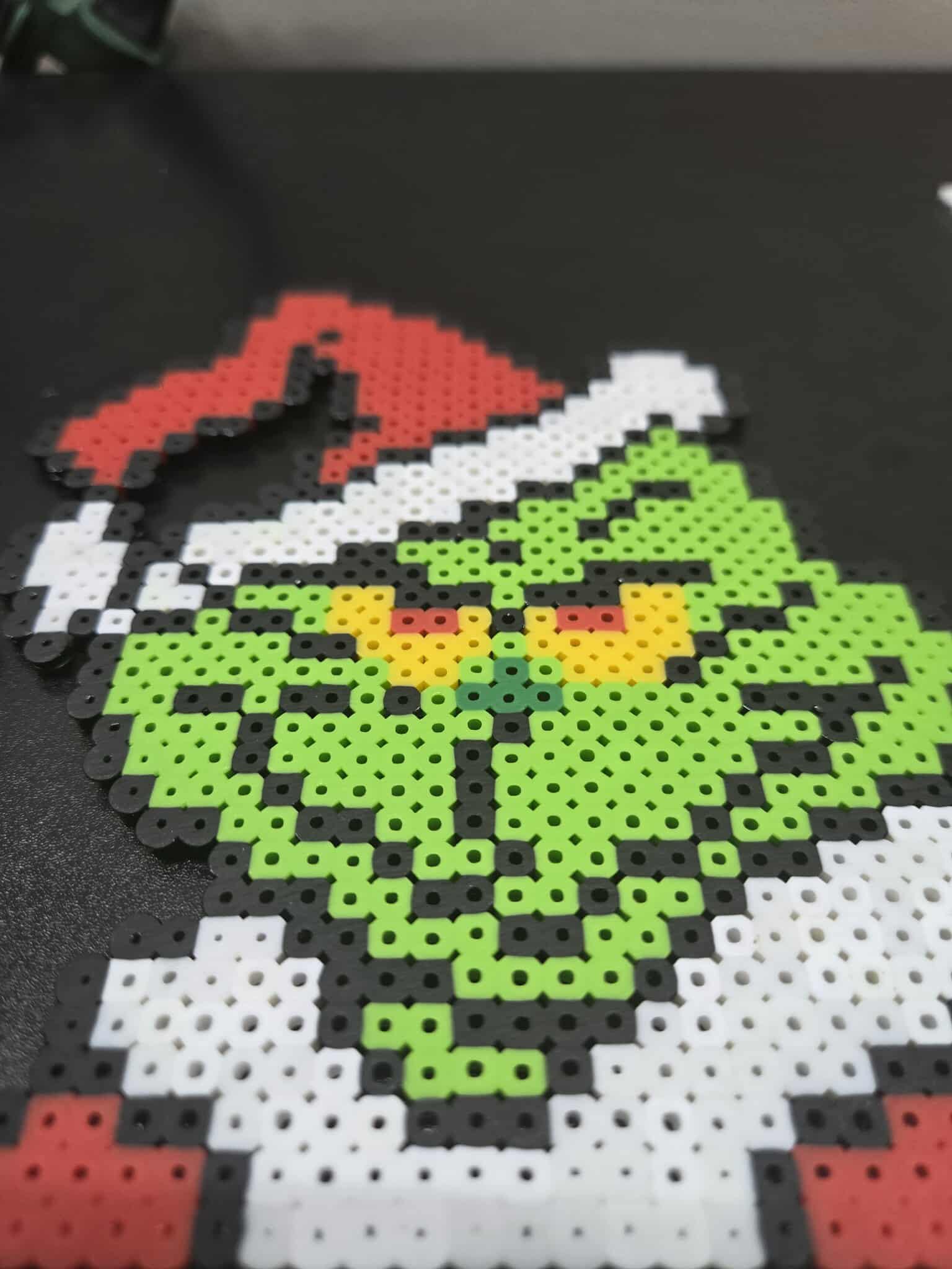 Funny Grinch Magnet Set – Perler Bead Christmas Decor - Etsy