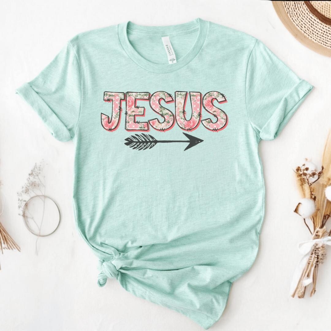 Jesus Arrow T-shirt - Etsy