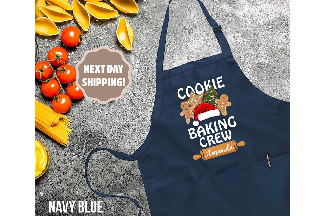 Christmas Cookie Crew Apron,bakery Gift,cookie Making Crew Apron,xmas ...