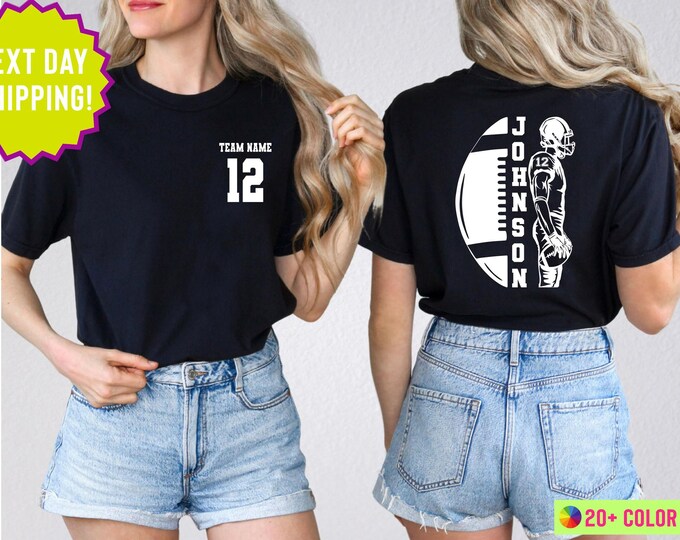 Customized Football Shirt, Custom Team Name Shirt, Your Name Football ...
