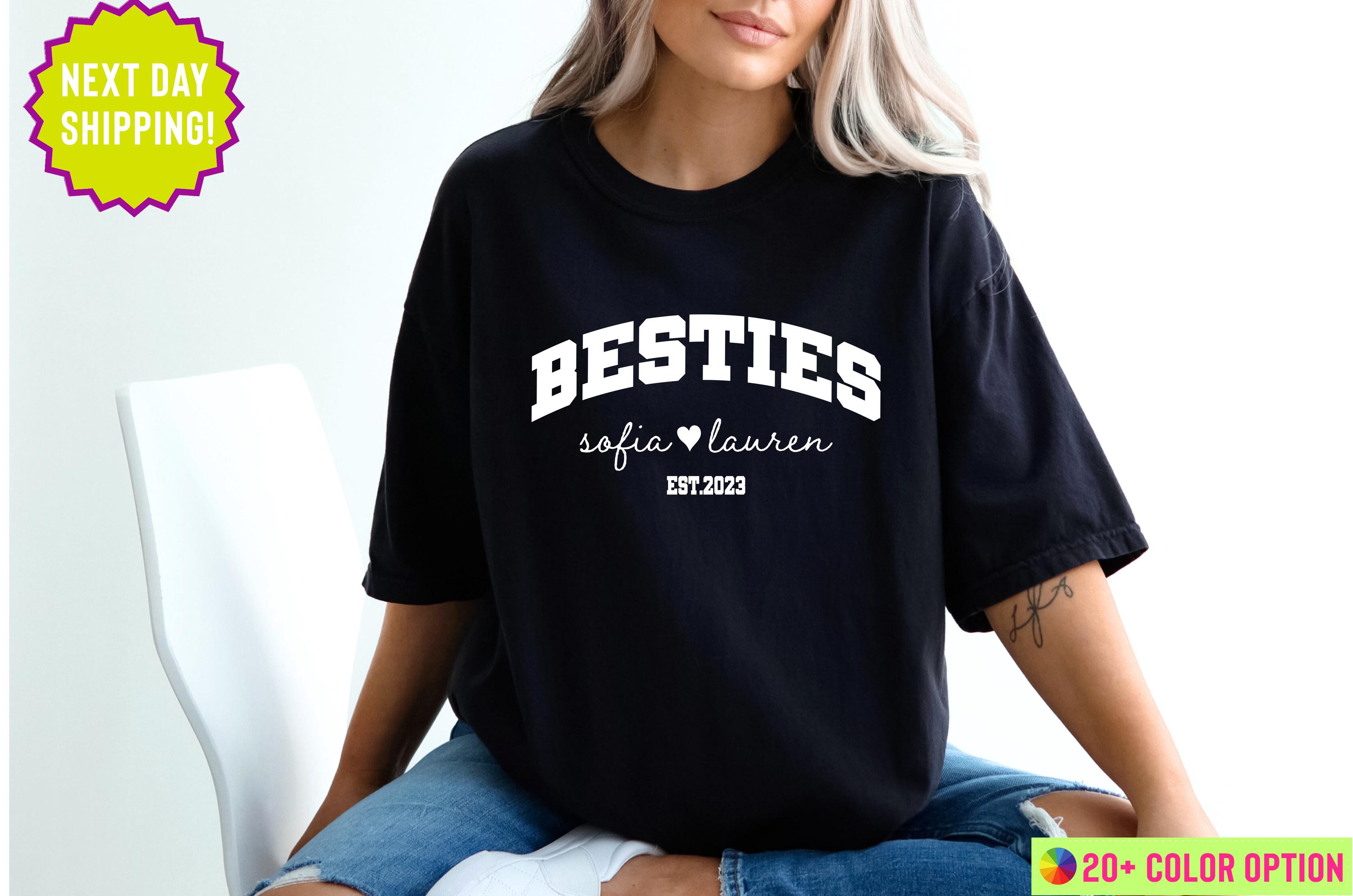 Comfort Colors® Custom Bestie Shirt, Best Friend Shirt, Bestie Tee ...