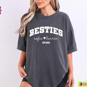 Comfort Colors® Custom Bestie Shirt, Best Friend Shirt, Bestie Tee ...