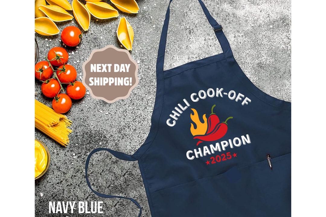 Personalized Chili Cook off Aprons, Custom Hot Pepper Cooking Contest ...