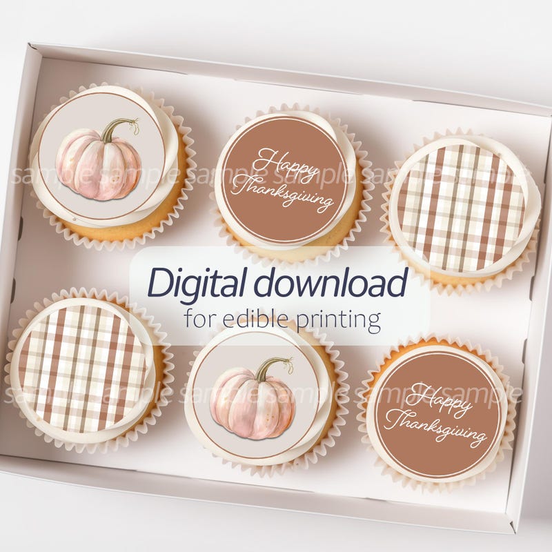 Fall Cupcake Toppers - Etsy