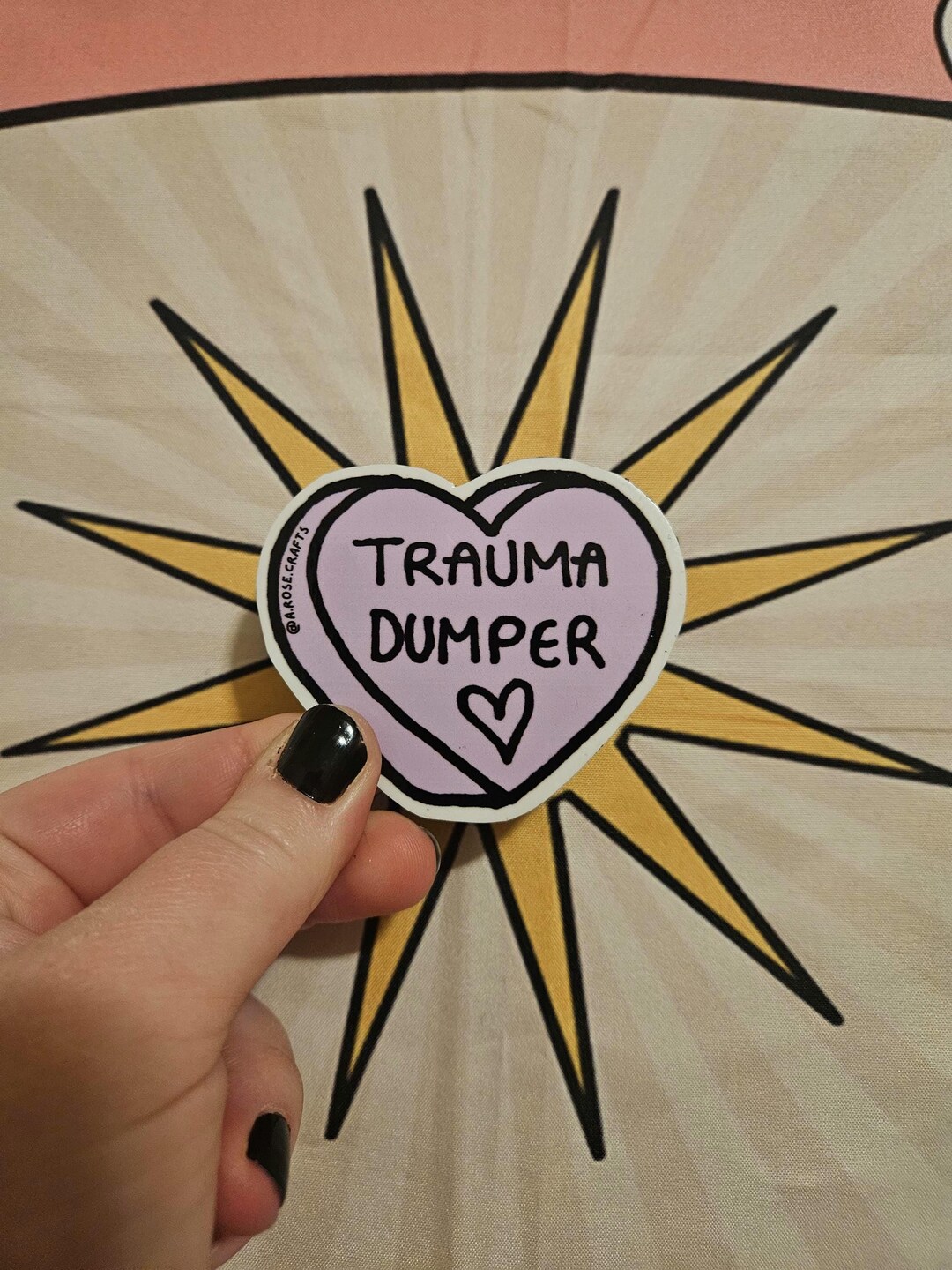 Trauma Dumper Conversation Hearts, Candy Hearts Funny Swear Word ...
