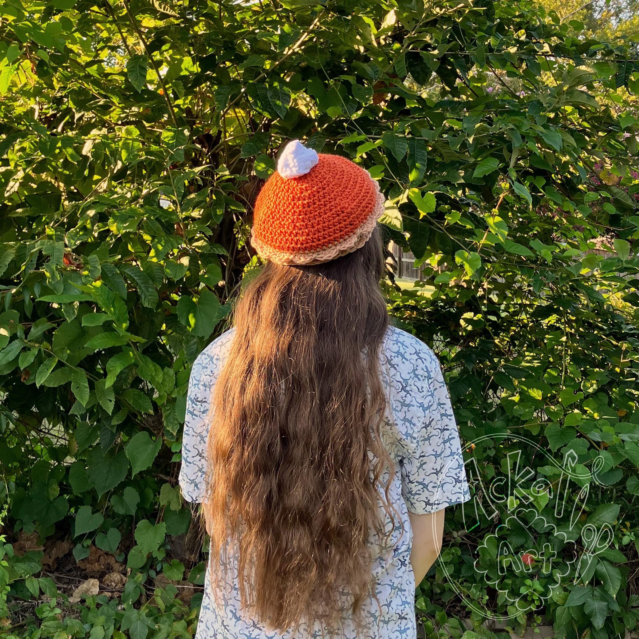 The Pumpkin Pat, the Pumpkin Pie Hat Custom Made Crochet Cottagecore ...