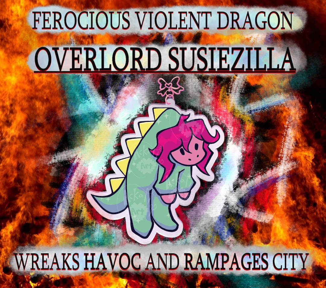 SUSIEZILLA Deltarune Keychain - Etsy