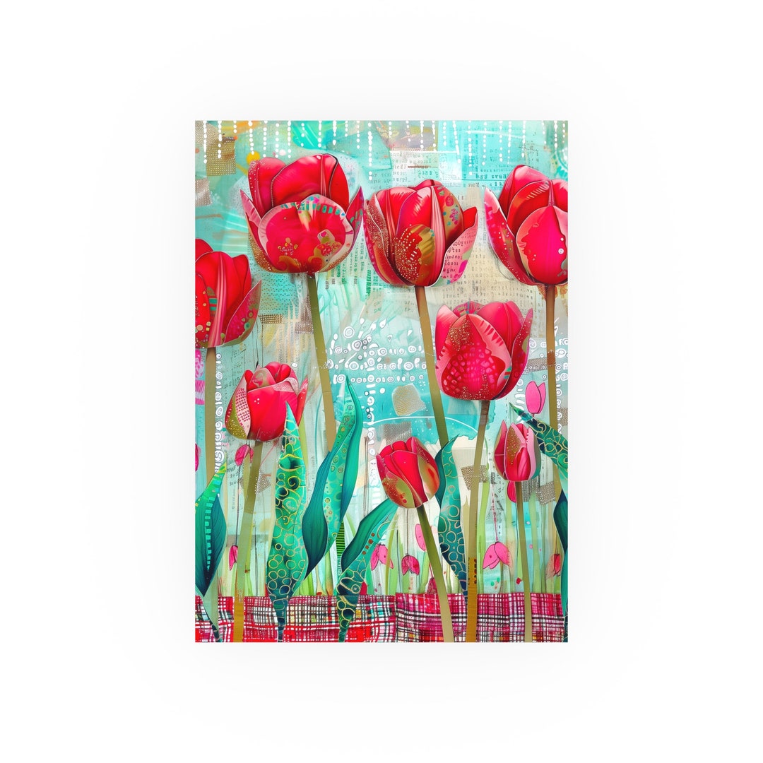 Tulips Satin and Archival Matte Posters - Etsy