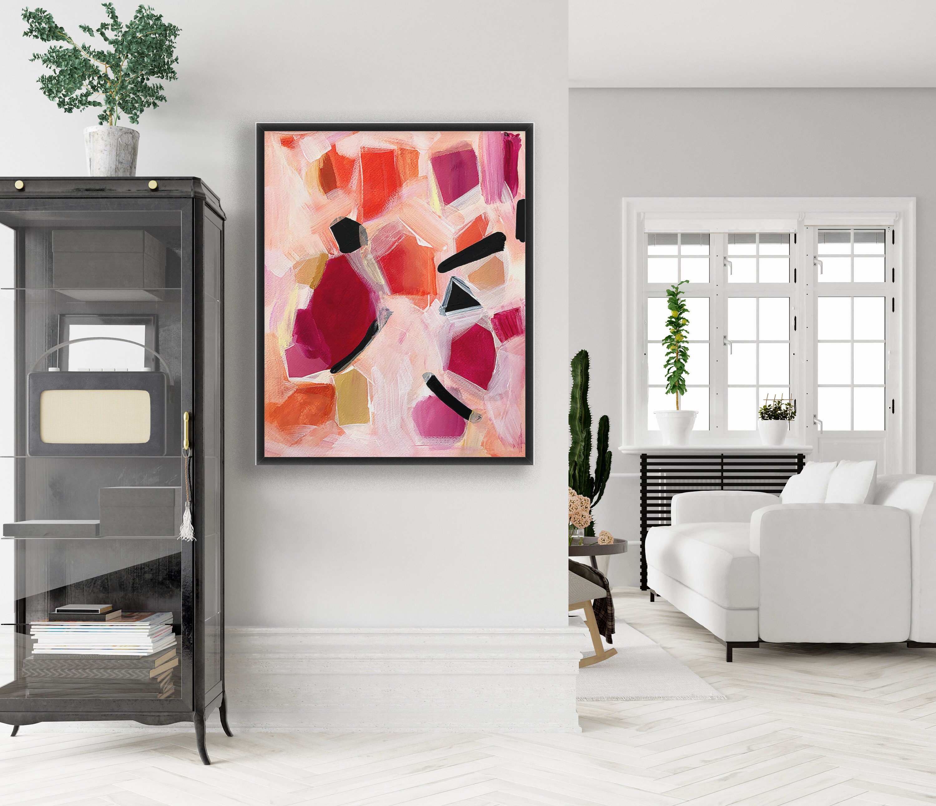 Abstract Art Print of Acrylic Painting-Wall Art-Giclee-Nursery | Etsy