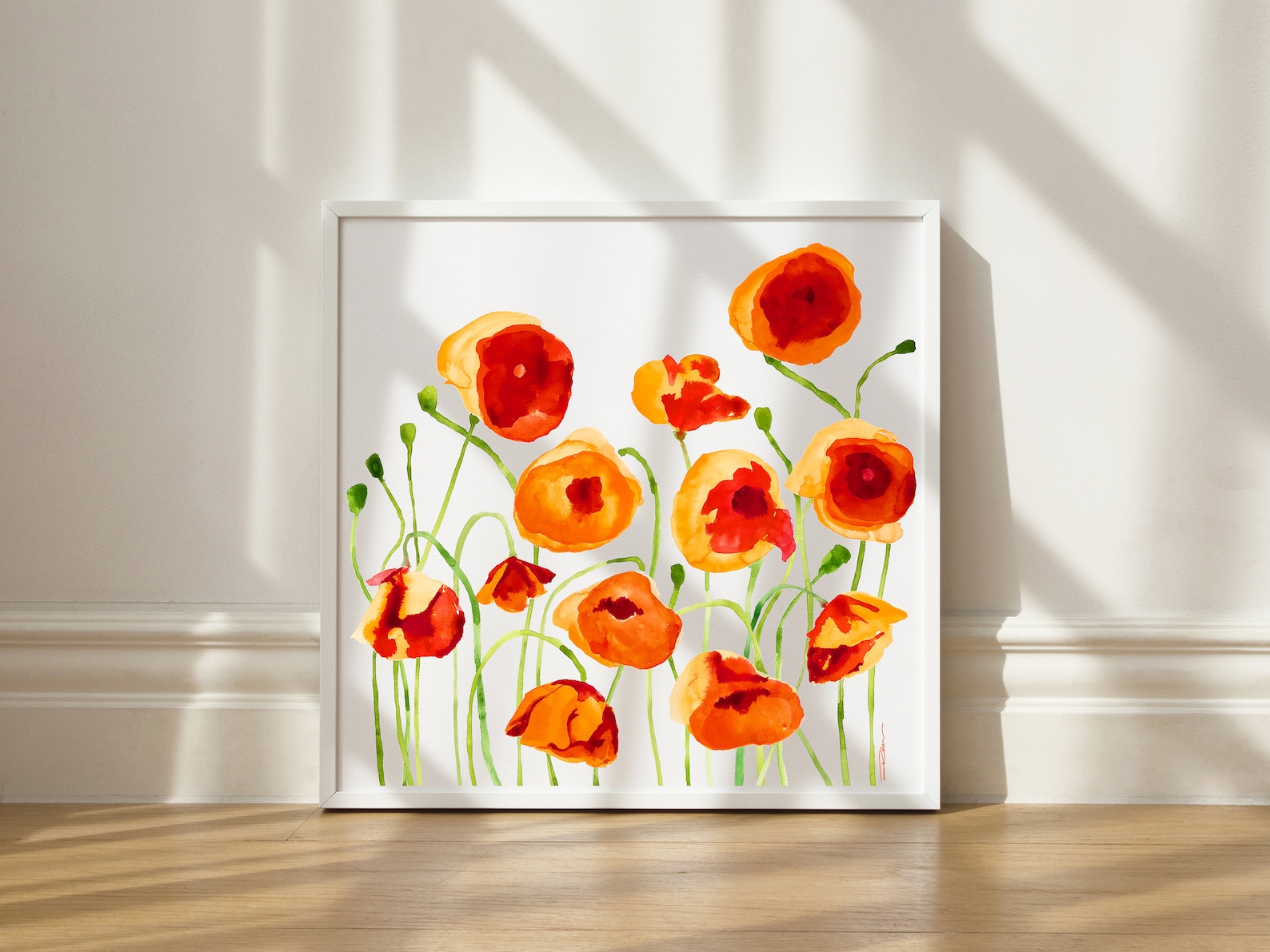 California Poppies Art Print-poppy Flower Print-large Wall - Etsy