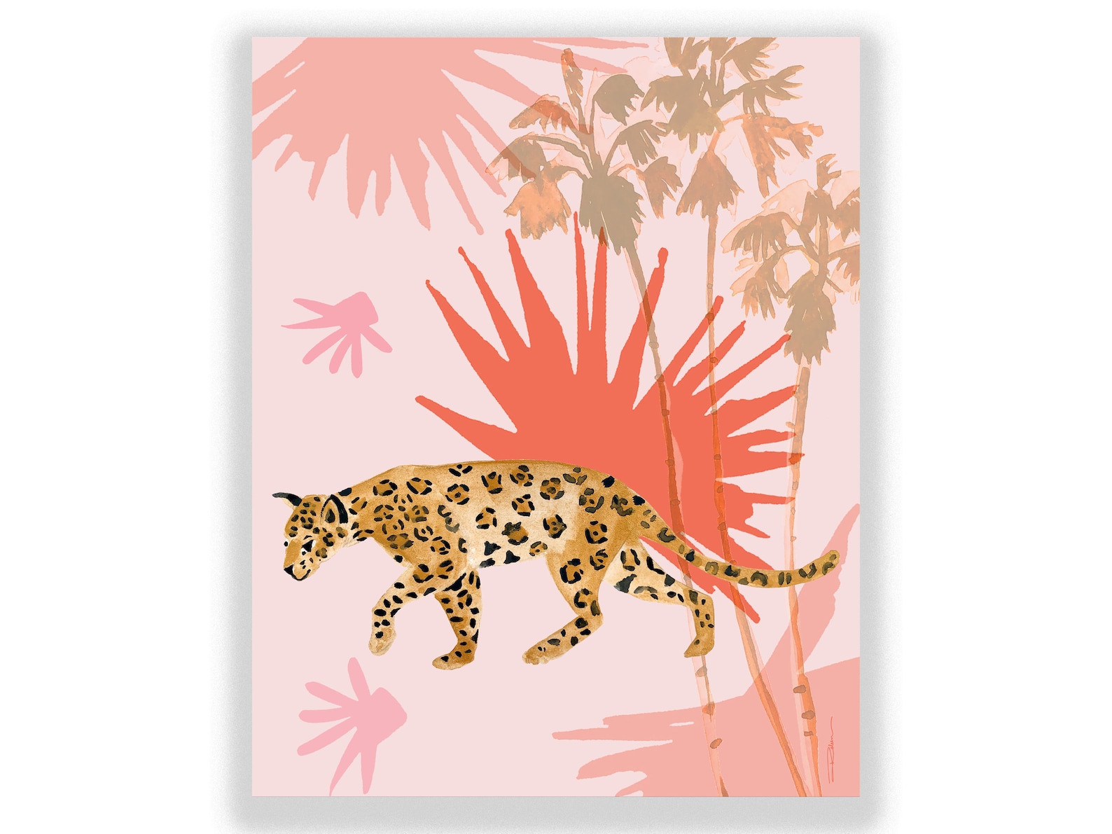 Jaguar Art Print-jaguar Painting-jungle Cat-wildcat - Etsy