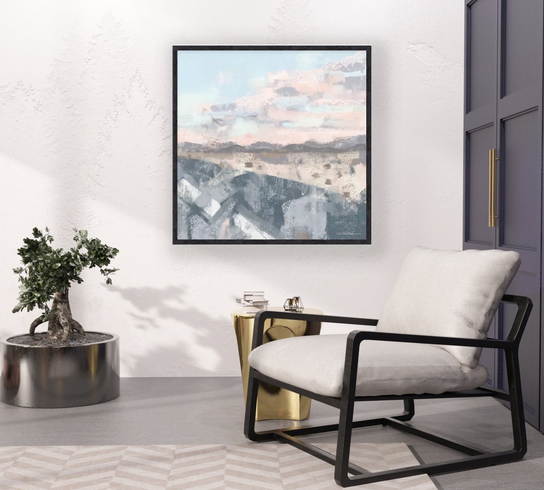 Highway Print-abstract Art Print-heading to Las Vegas-home Decor-wall ...