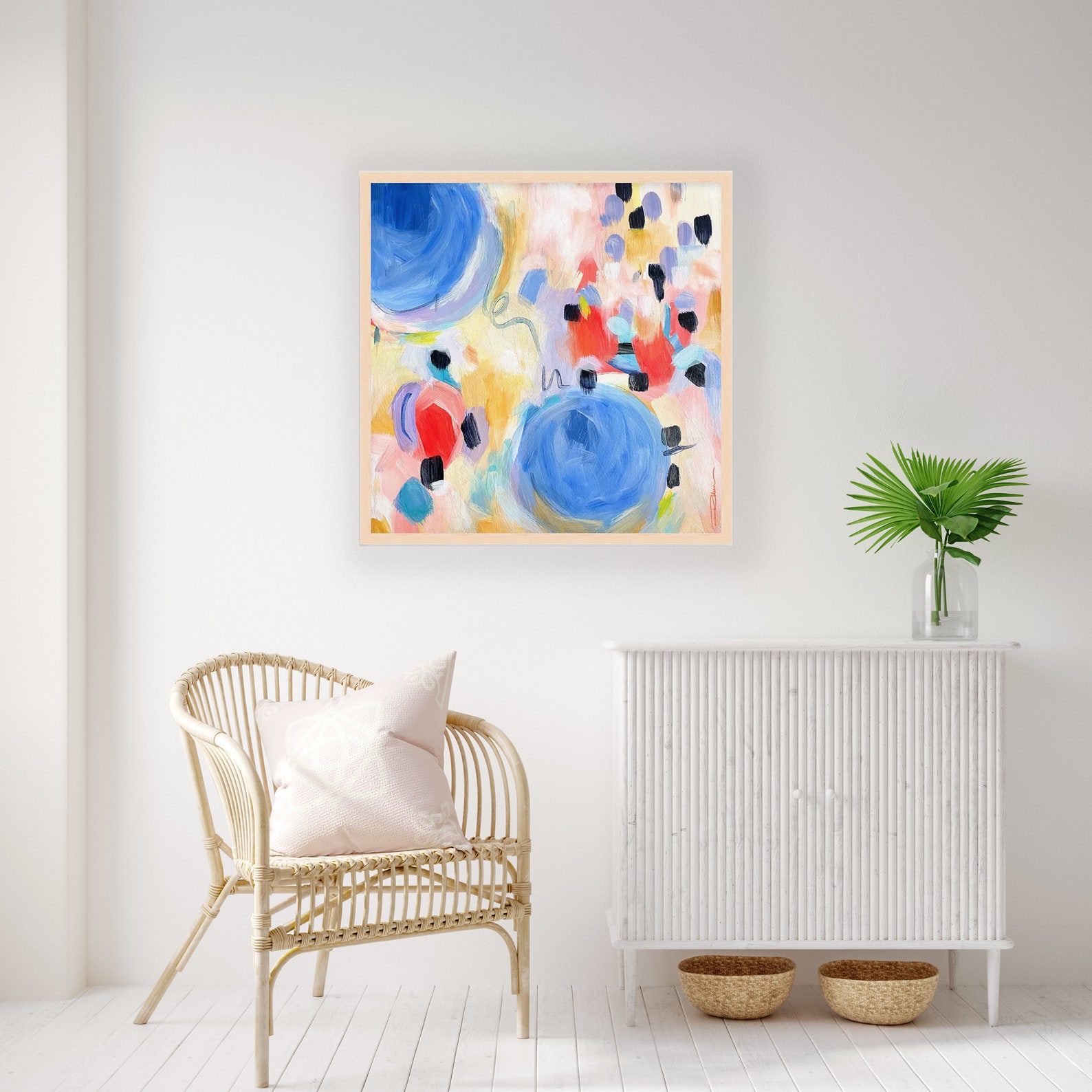 Blue Abstract Print-abstract Painting-modern Art-large Wall Art - Etsy
