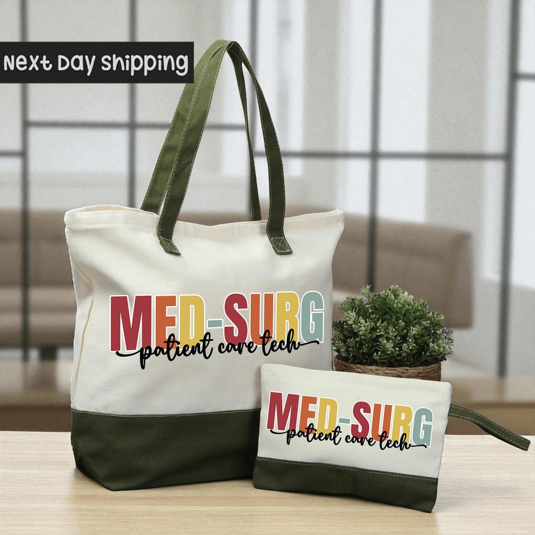 Med Surg Nurse Tote Bag: Medical Surgical Gift - Etsy