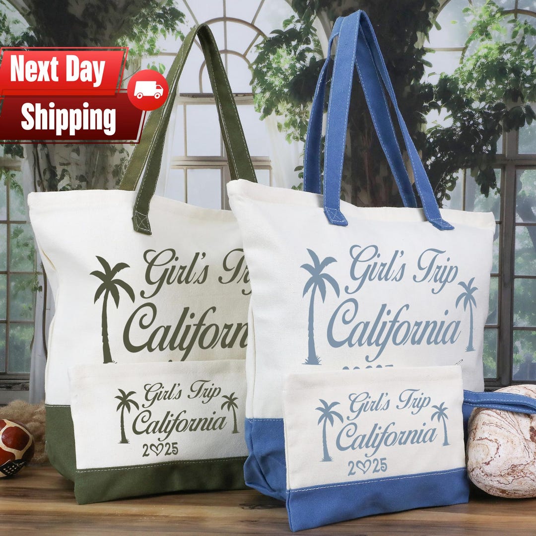 Custom Girls Trip Bag, Girls Trip Gift, Vacation Gift Bag, Besties Trip ...