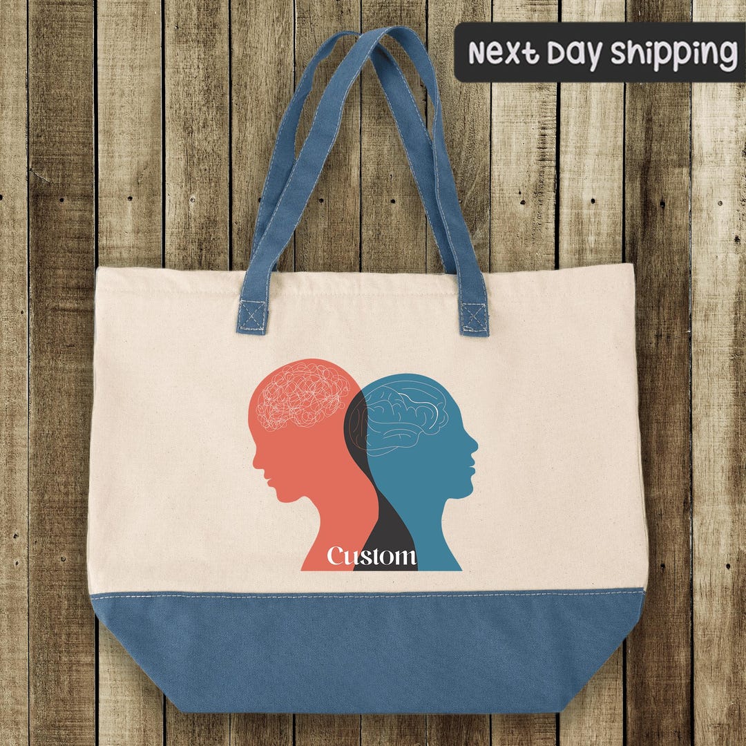 Custom Psychology Student Bag, Personal Psychology Tote Bag, Future ...
