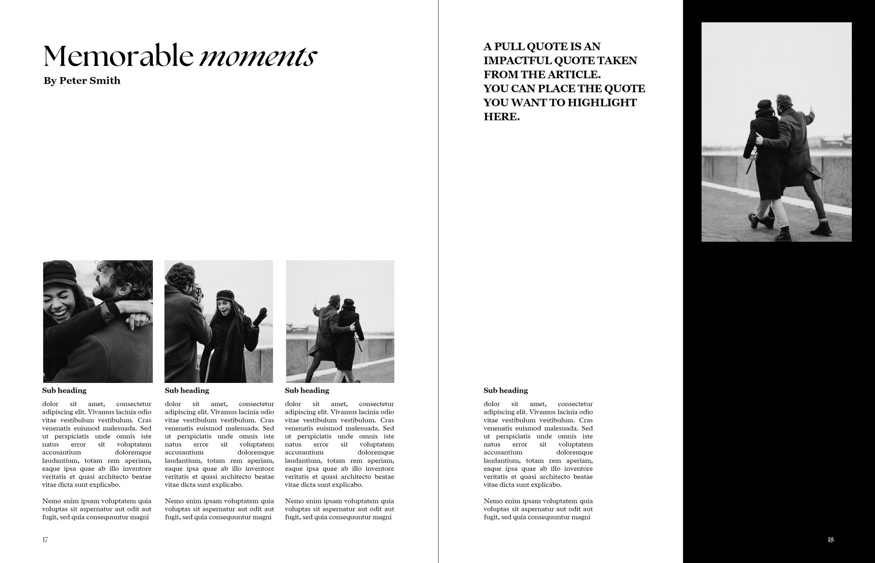 Editable & Printable Magazine Template Unique Personalised Gift Idea ...