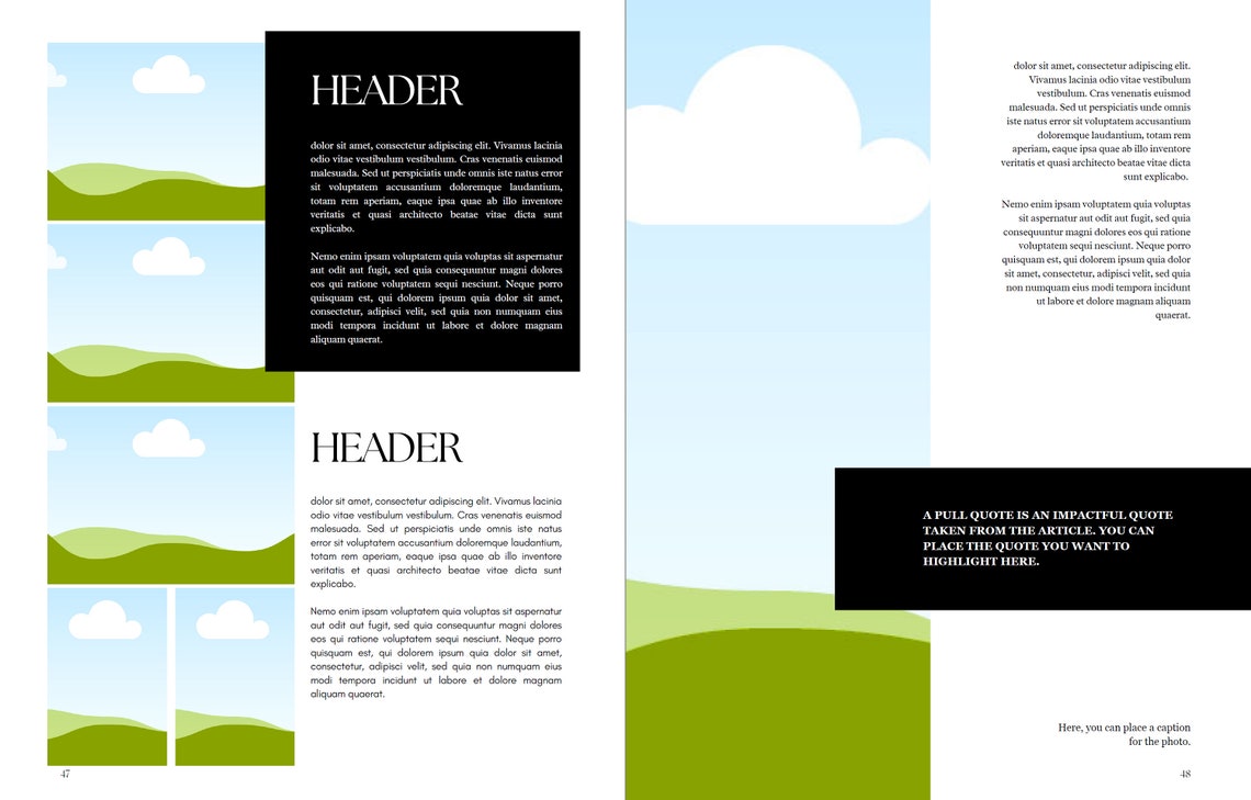 Editable & Printable Magazine Template | Unique Personalised Gift Idea ...