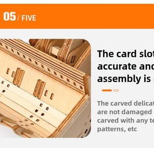 3D Wooden Puzzle Mechanical Forklift – DIY Moving Construction Vehicle ...