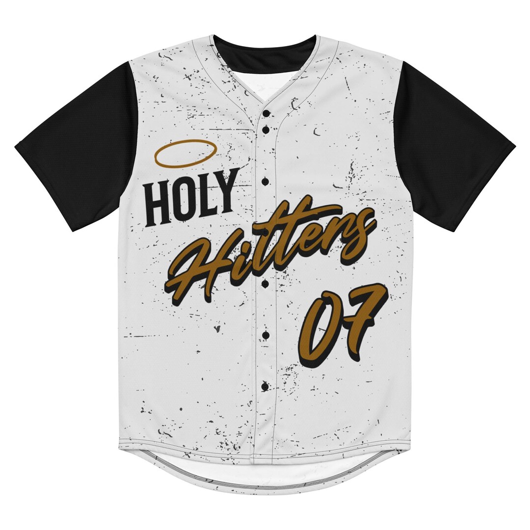 Custom Baseball Jersey Holy Hitters Exclusive Baseball Gear - Etsy