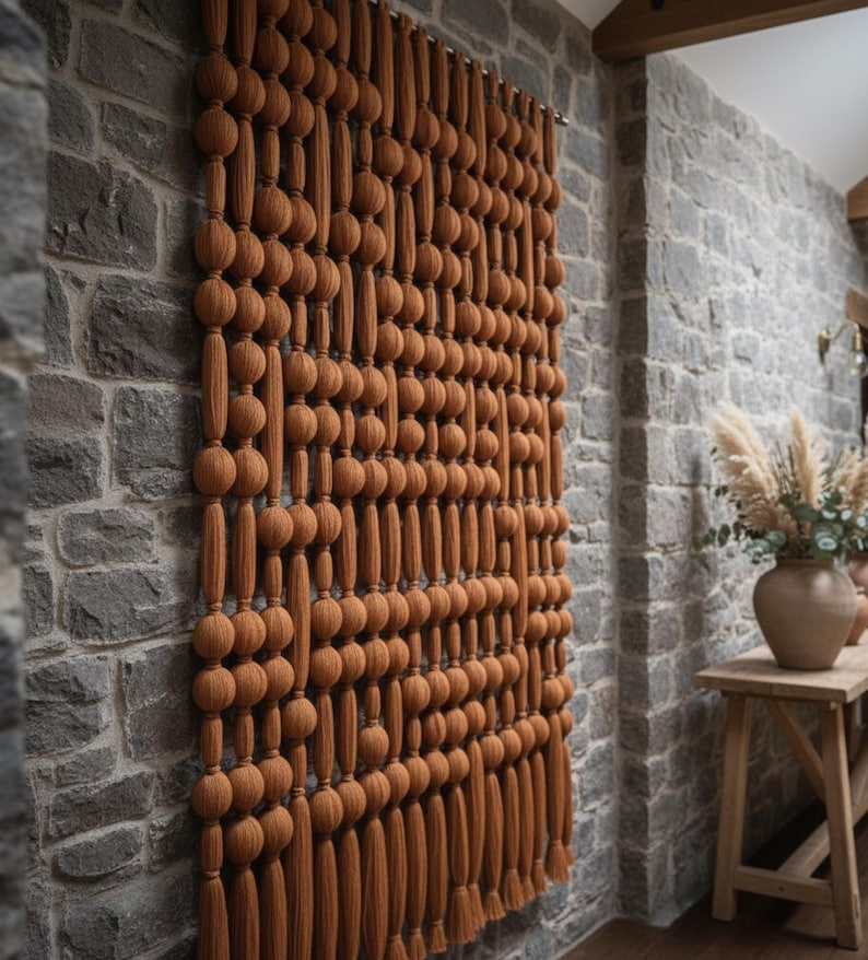 Lamos Style Customizable Macrame Wall Hanging for Bohemian Home Decor ...