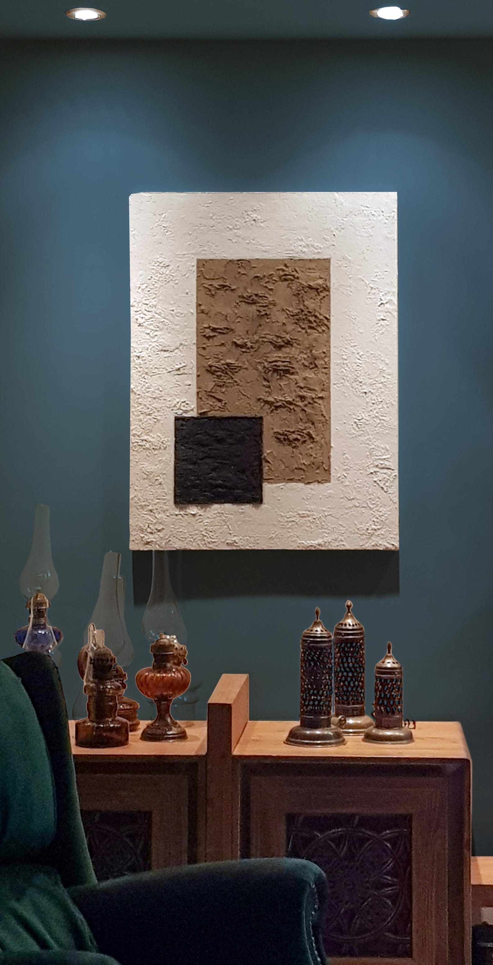 3D Plaster Painting,large Wall Painting for Modern Home Decor, 3D ...