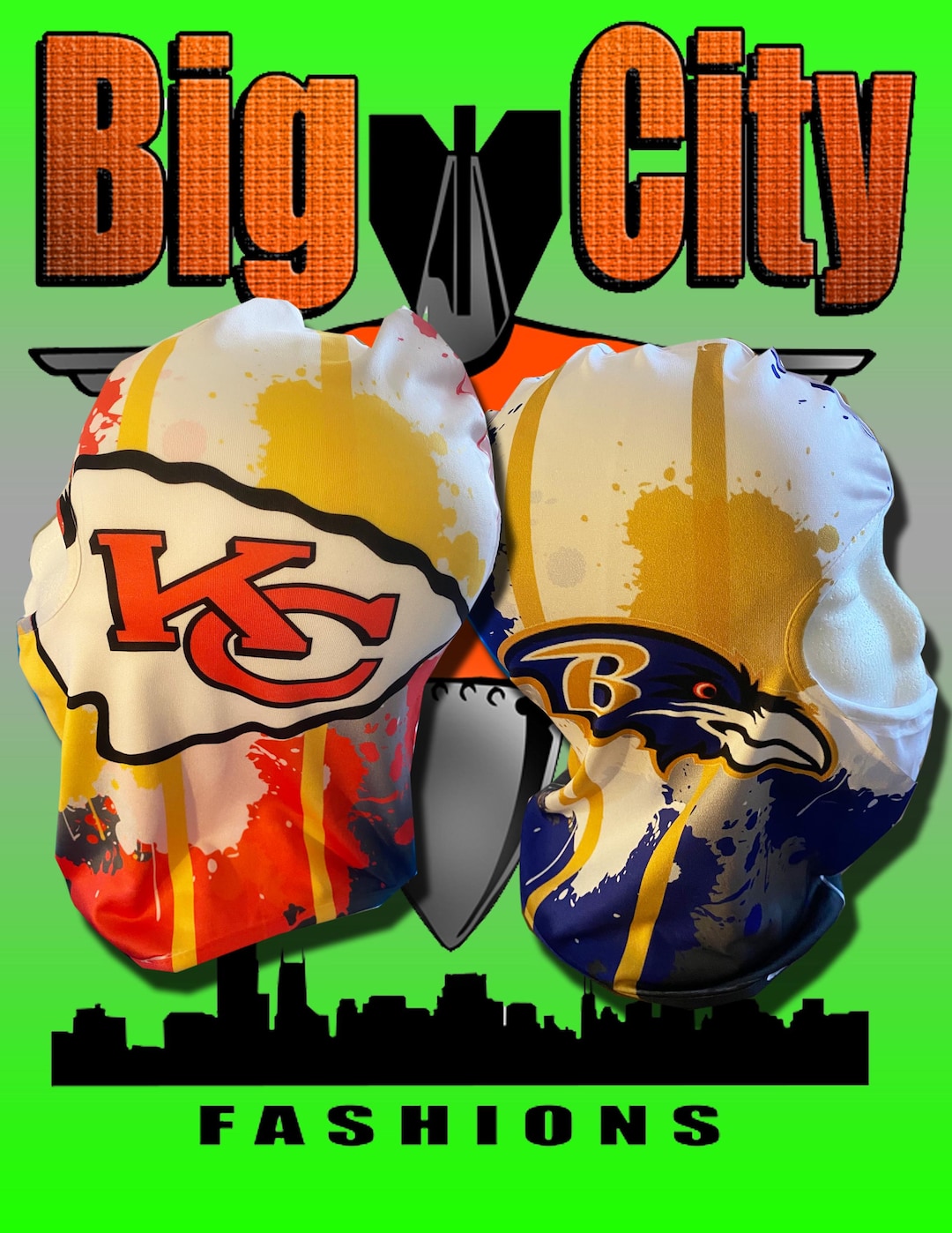 Nfl Mask Ski Mask Nfl Super Bowl Ravens Chiefs Kansas City Chiefs Raven ...