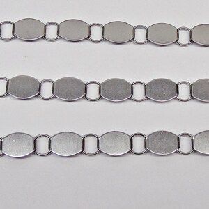 BRACELET BLANKS Forms ~ Oval Disc and Loop ~ 10 Flat Pads 14mm ...
